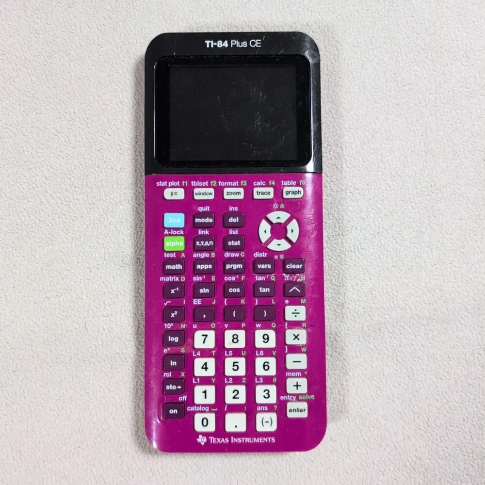 Texas Instruments | Other | Texas Instruments Ti84 Plus Ce Purple Plum ...